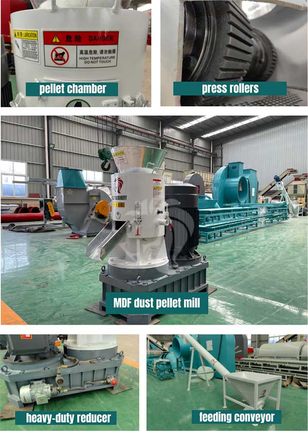 MDF WASTE PELLET MACHINE